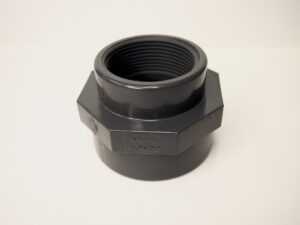 PVC Female Plain Threaded Socket - Hunts Pipeline Supplies